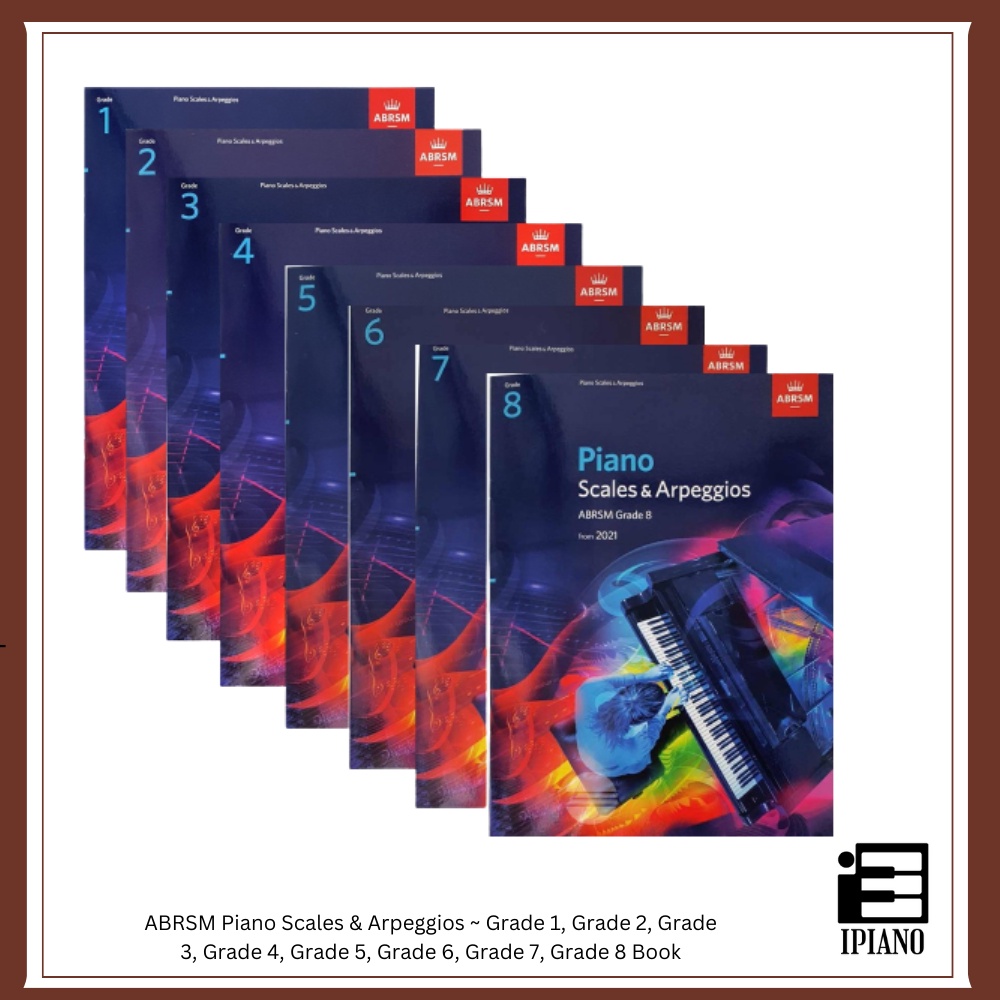 ABRSM Piano Scales & Arpeggios ~ Grade 1 - Grade 8 | Shopee Malaysia
