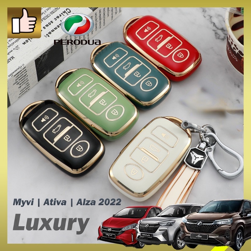 Perodua Myvi Ativa New Alza car key cover All aspect protection Car Key ...