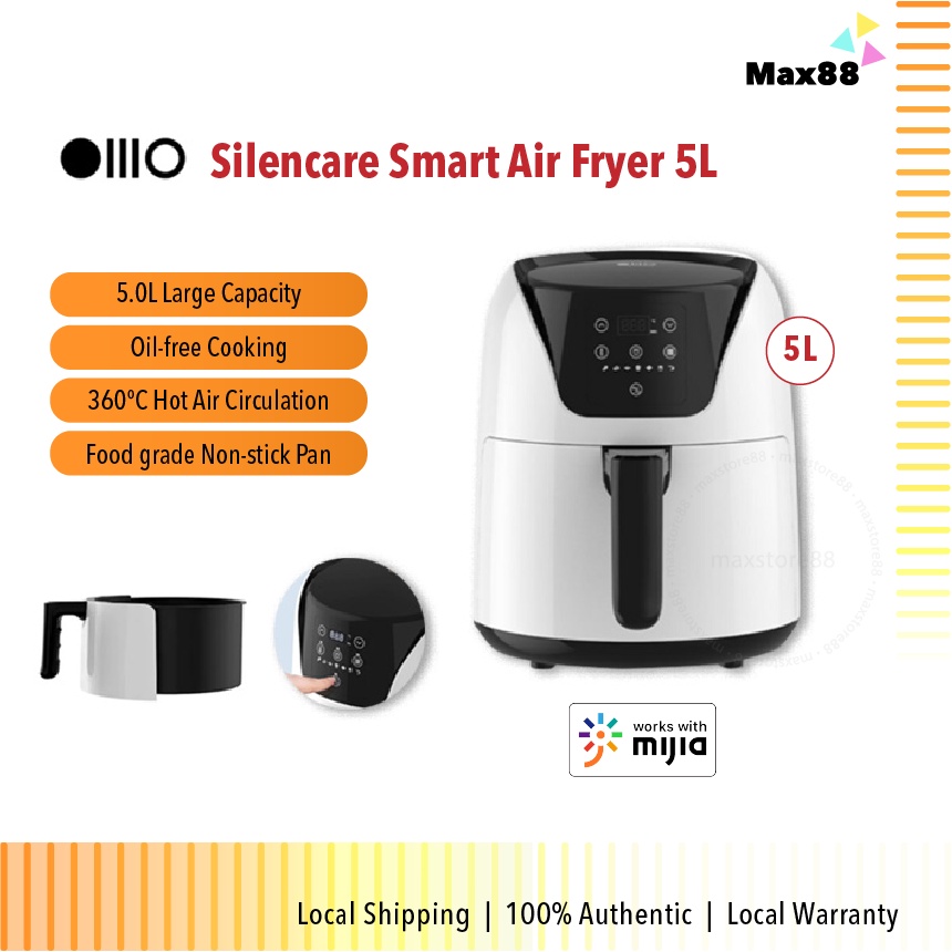 Mijia APP x Silencare Smart Air Fryer 5L / 3L | Shopee Malaysia