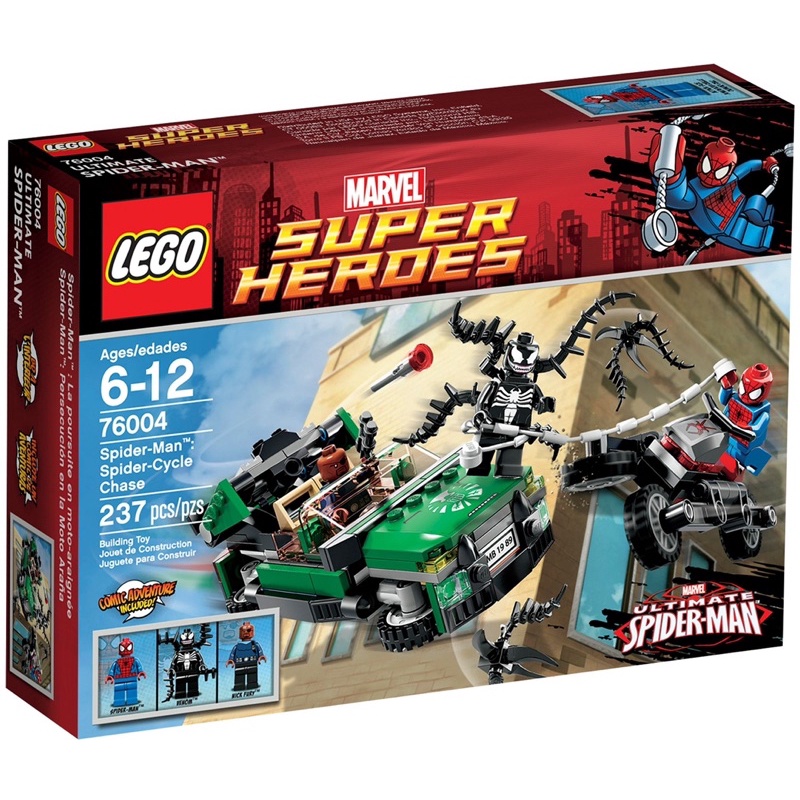 Lego 76004 Spider-Man: Spider-Cycle Chase | Shopee Malaysia