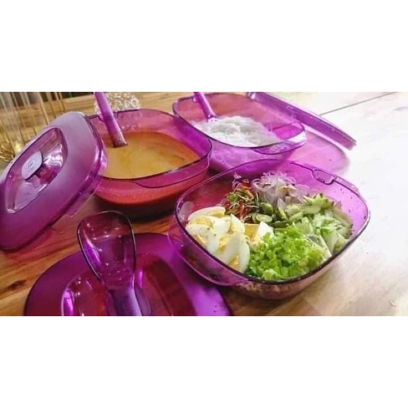 Tupperware Purple Royale Crystalline Soup Server 2.5L / 2.7L / Royale ...