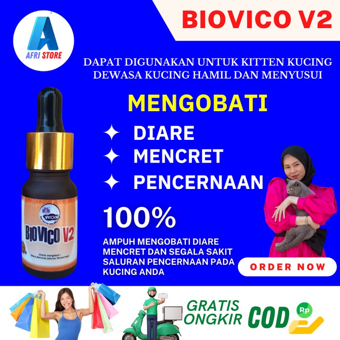 Biovico V2 Cat Medicine for Stomach Pain and Diarrhea - Digestive Tract ...