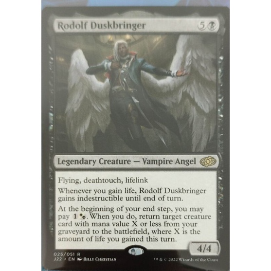 Rodolf Duskbringer - Magic the Gathering, Jumpstart 2022 | Shopee Malaysia