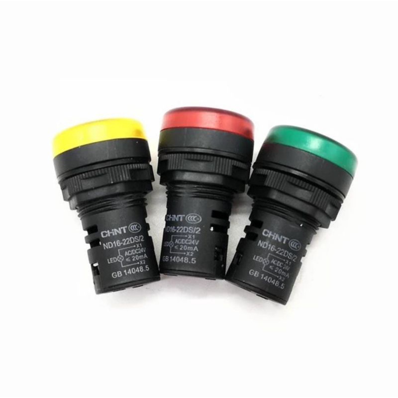 Pilot LAMP CHINT 22MM 24V SIGNAL LAMP ND16-22DS/2 AC/DC 24 V | Shopee ...