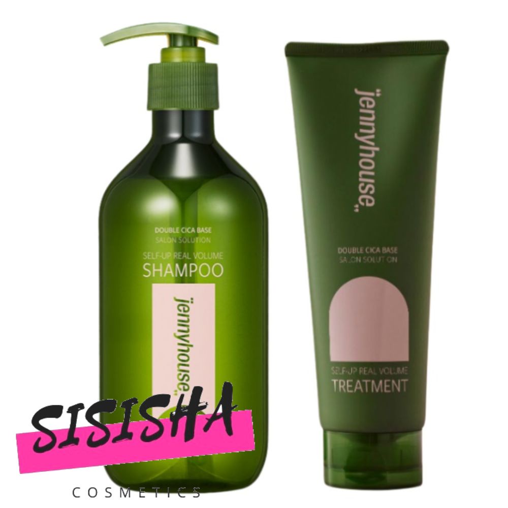 JennyHouse Salon Self-up Volume Shampoo 500ml / Self-up Real Treatment 230ml (Jenny House ...