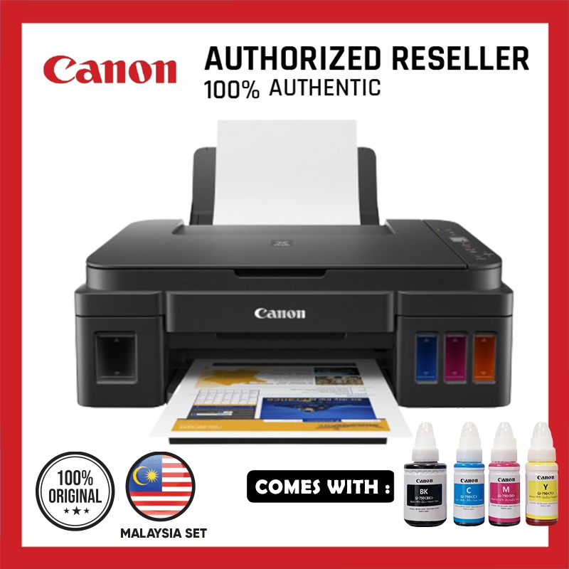 Canon Pixma Inktank AIO Printer G2010 - A4, Print, Scan, Copy | Shopee Malaysia