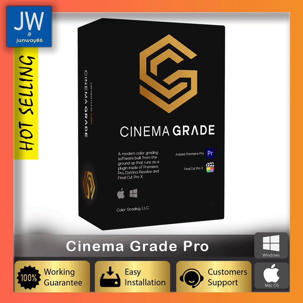 Cinema Grade Pro V 1.1.5 For Final Cut Pro X ,Premiere Pro and OFX (Win ...