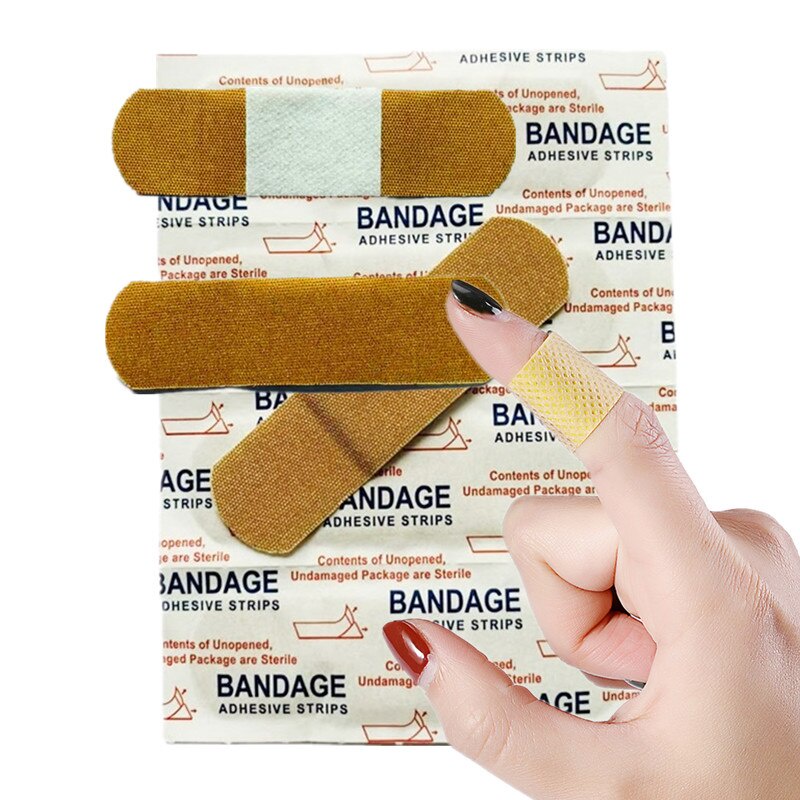 100pcs/lot Elastic Band Aid Wound Dressing Plaster for Children Kids ...