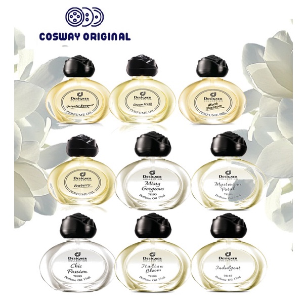 Cosway Designer Collection Perfume Oil 17ml Musk blossom Ocean fresh ...