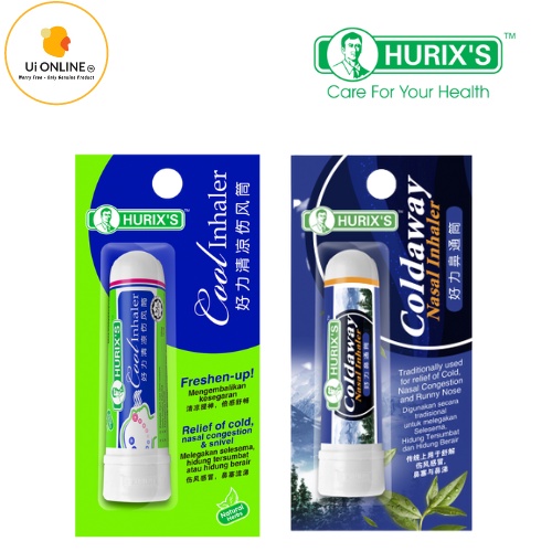 Hurix's Cool Inhaler 2ml / Coldaway Nasal Inhaler 2ml | Shopee Malaysia