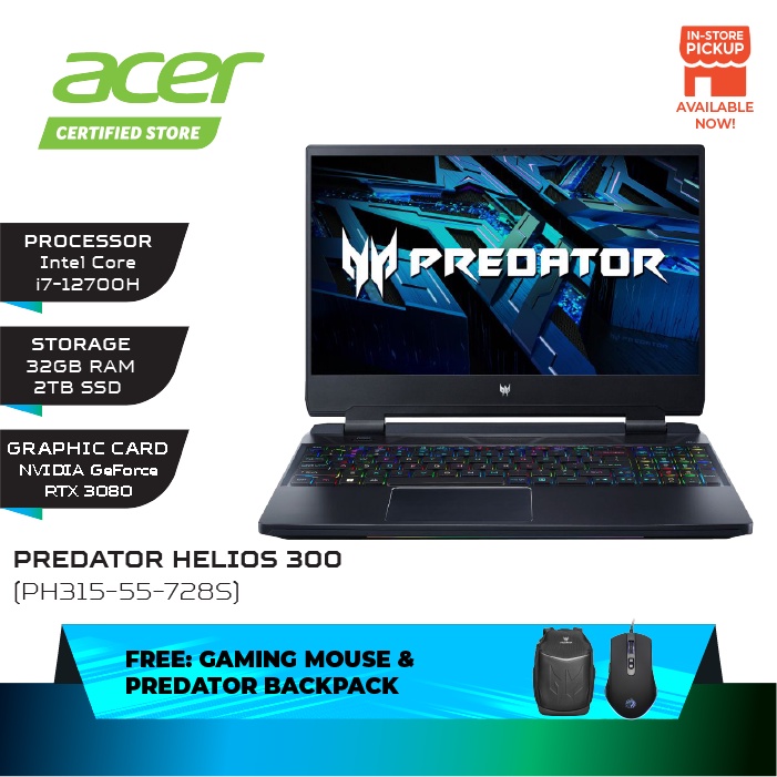 Predator Helios 300 PH315-55-728S | Shopee Malaysia