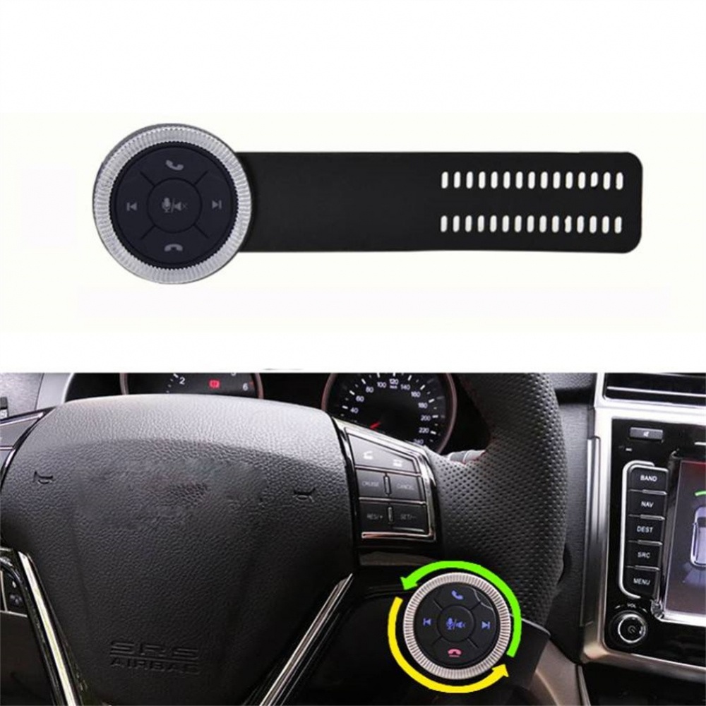 Universal Car Steering-Wheel Wireless GPS Remote Control Button For ...