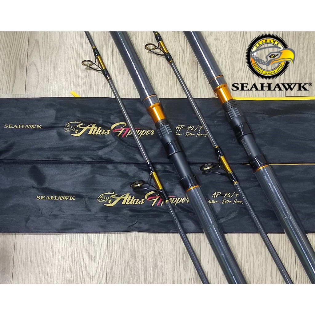SEAHAWK ATLAS GT POPPER POPPING FISHING ROD | Shopee Malaysia