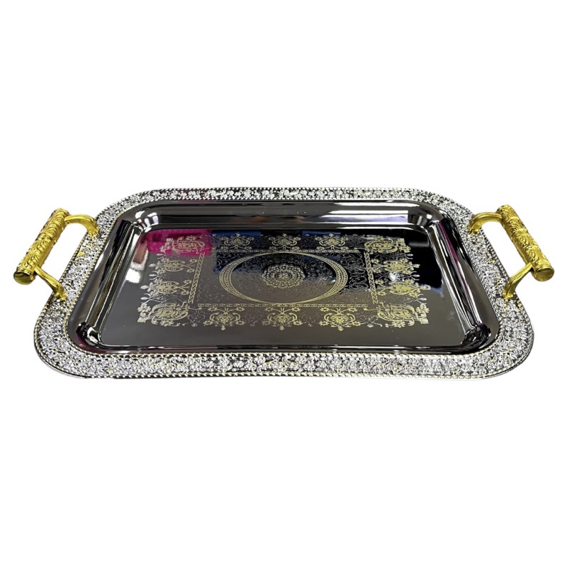 Silver Plated Tray, Dessert Tray, Cake Plate, Home Decoration / Wedding ...