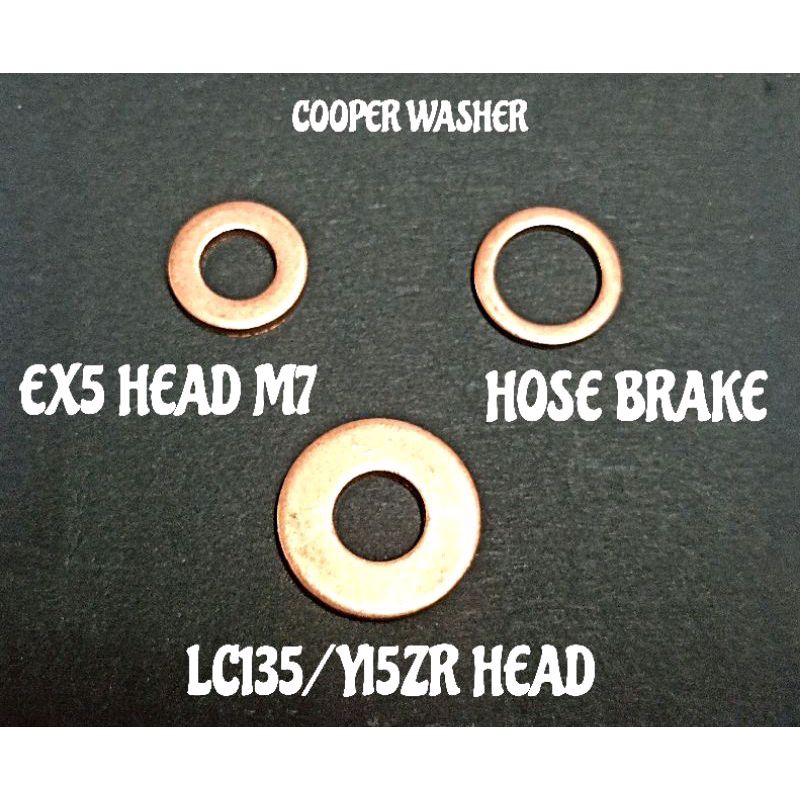 Cooper WASHER HEAD LC/Y15 WAVE125 SRL110Z WASHER HOSE BRAKE DISC ALL ...