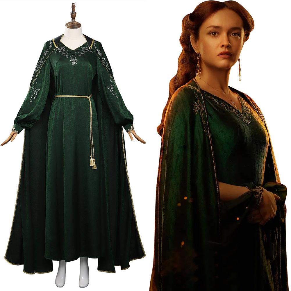 Women Alicent Hightower Dress at Halloween Carnival Birthday Fancy ...