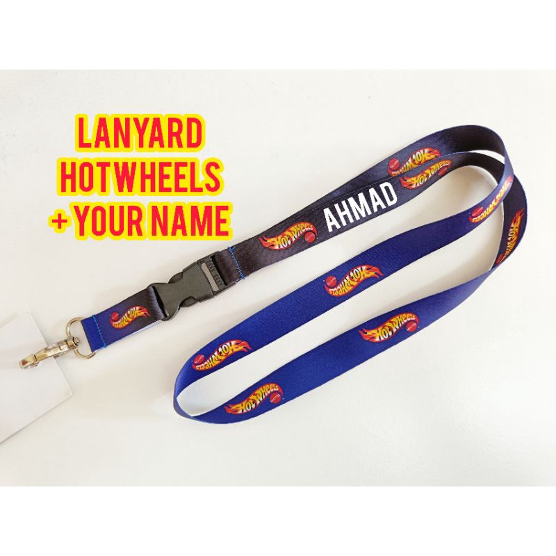 Lanyard Hot Wheel With Your Name Printed | Shopee Malaysia