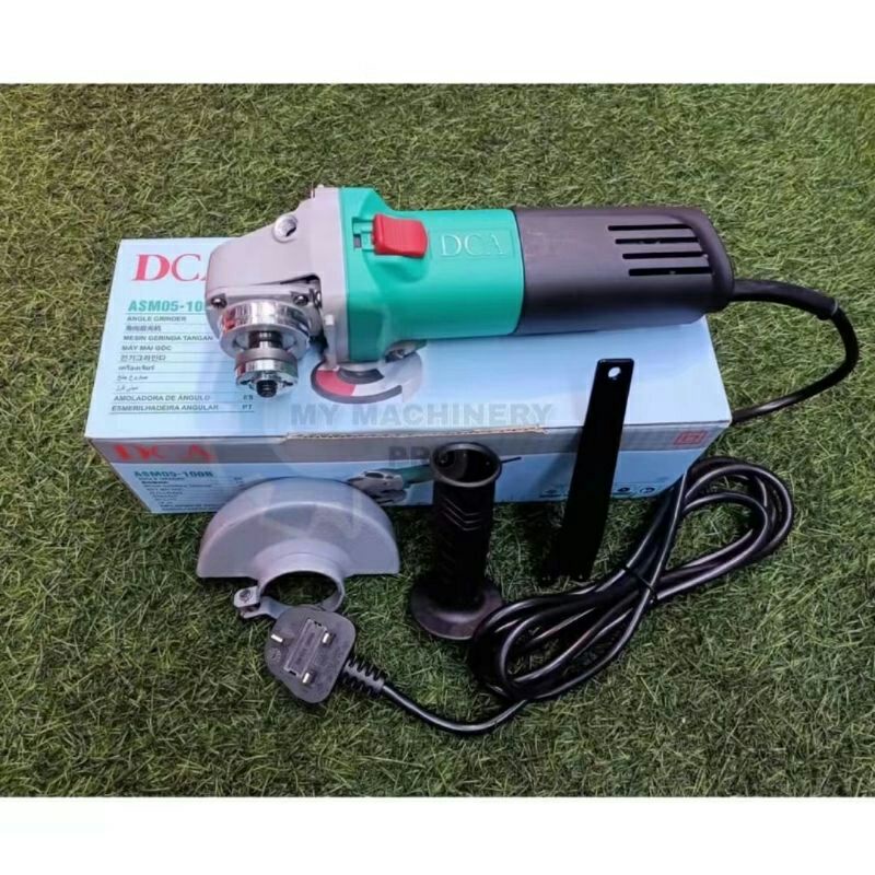 DCA ASM05-100B ANGLE GRINDER 100MM 4" 850W MESIN PENCANAI GERINDA ...