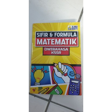 ILMU BAKTI-SIFIR & FORMULA MATEMATIK DWIBAHASA KSSR + PINTAR MATEMATIK KSSE TAHUN1.2.3 | Shopee ...