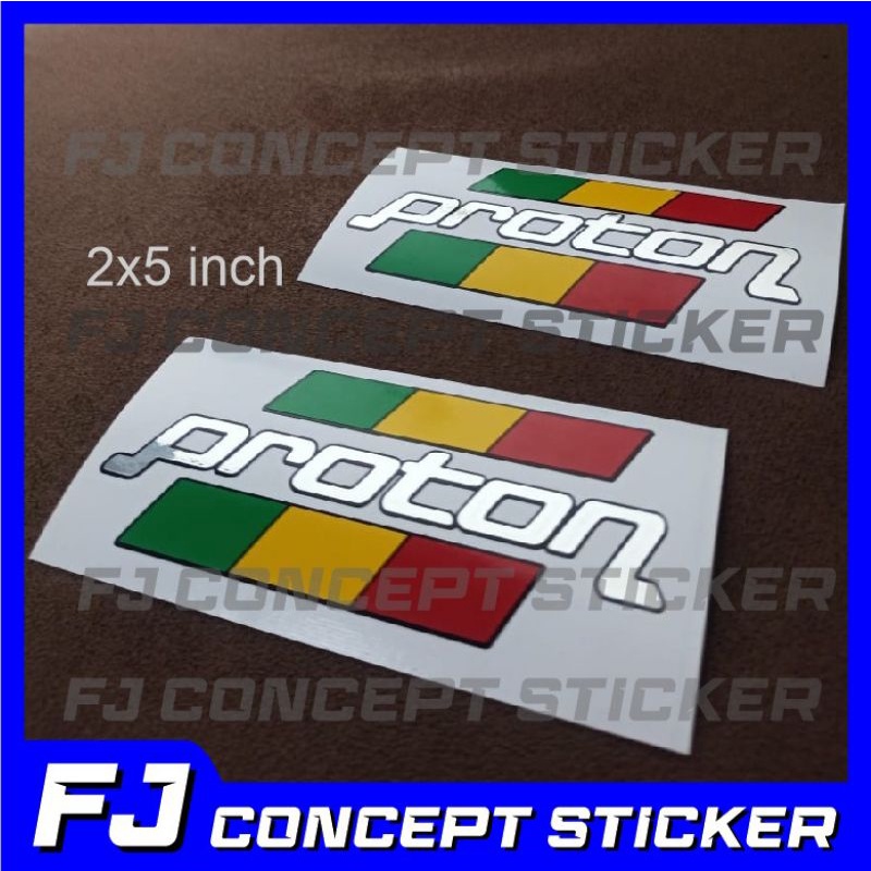 Sticker Proton Rare 5 Color Limited Edition | Shopee Malaysia