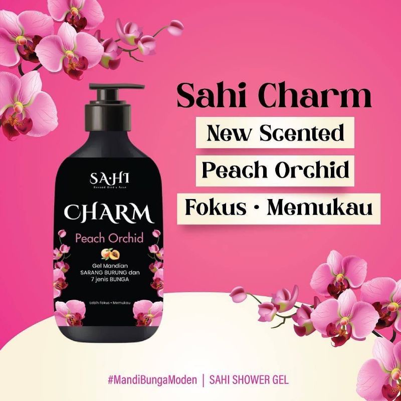 SAHI SHOWER GEL MANDIAN BUNGA MODEN HOPE LOVE CALM LAVENDER ROSE ...