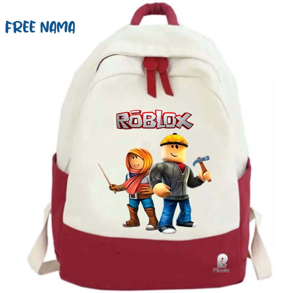 Unisex ROBLOX MOTIF School BACKPACK BACKPACK (FREE Name) | Shopee Malaysia