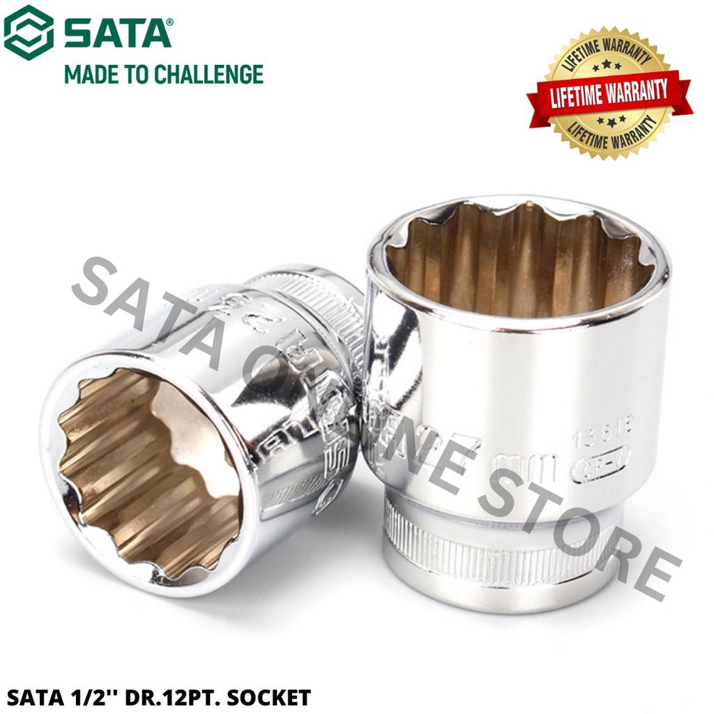 SATA 1/2'' DR. 12PT. SOCKET / SOCKET 12PT / SOCKET BOX / SOCKET TOOLS ...