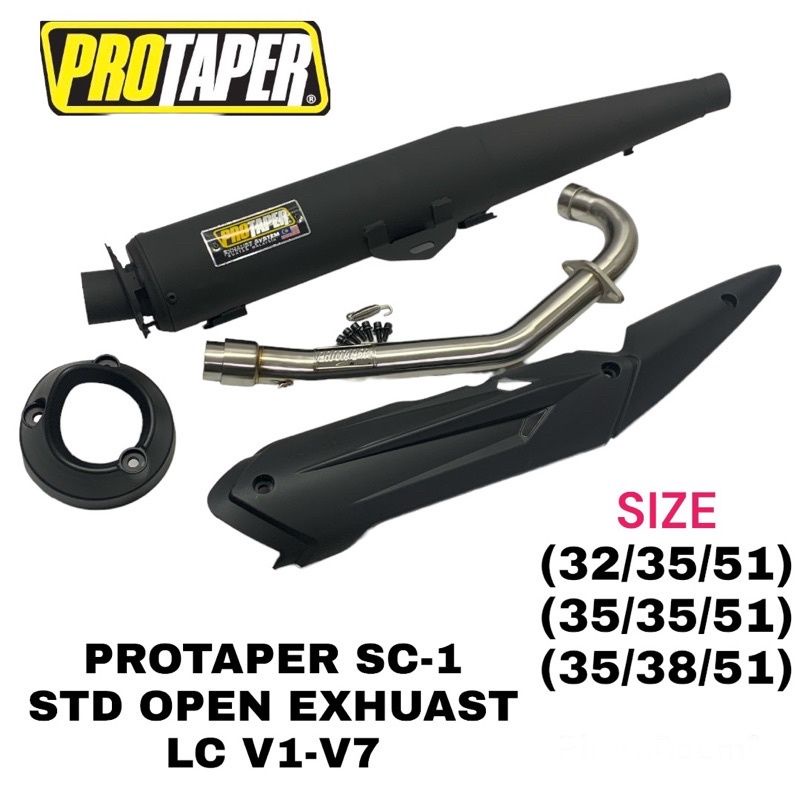 ORIGINAL PROTAPER LC135 V1 V2 V3 V4 V5 V6 V7 RACING EXHAUST STANDARD ...
