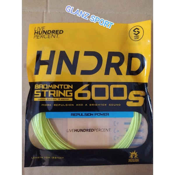 Original HUNDRED 600 S 600 s600 600s BADMINTON STRINGS | Shopee Malaysia