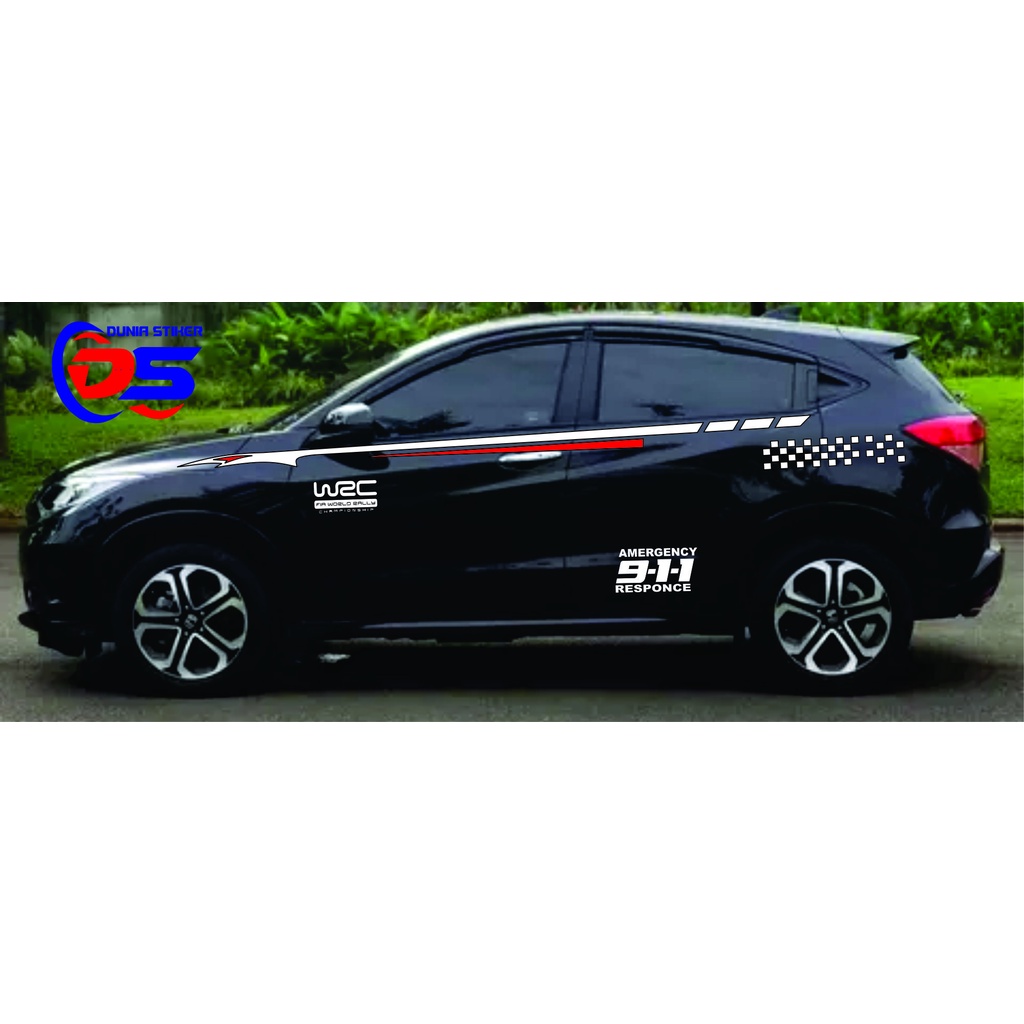 Hidayah shop Car Sticker Honda Hrv Sticker Cutting List Wrc Sticker ...