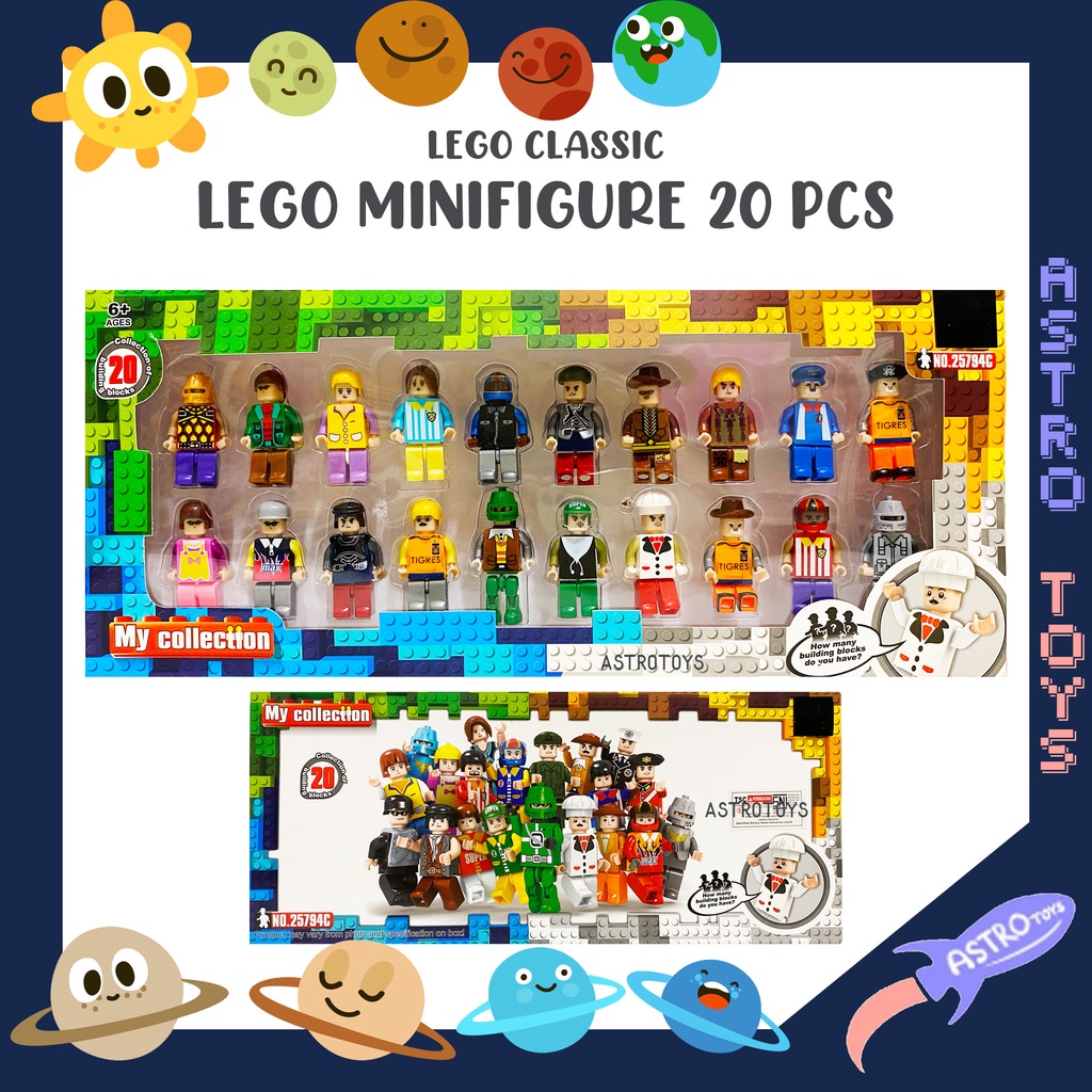 Professional People Minifigure Bricks Toys 20 pcs | Shopee Malaysia