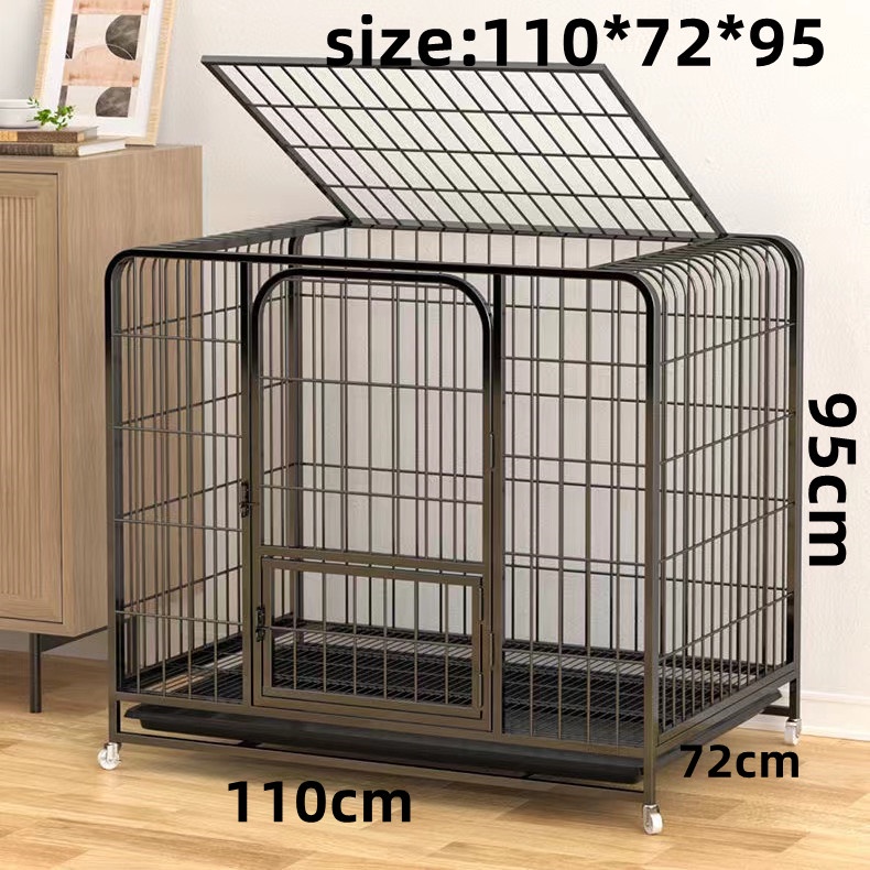 Dog cage, cat cage, pet cage Small and medium-sized dog cage Cage ...
