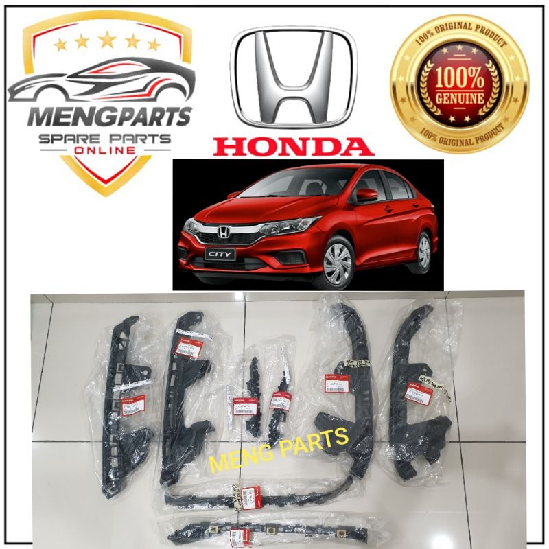 ORIGINAL HONDA CITY T9A GM6 2014Y-2019 FRONT BUMPER BRACKET & REAR ...