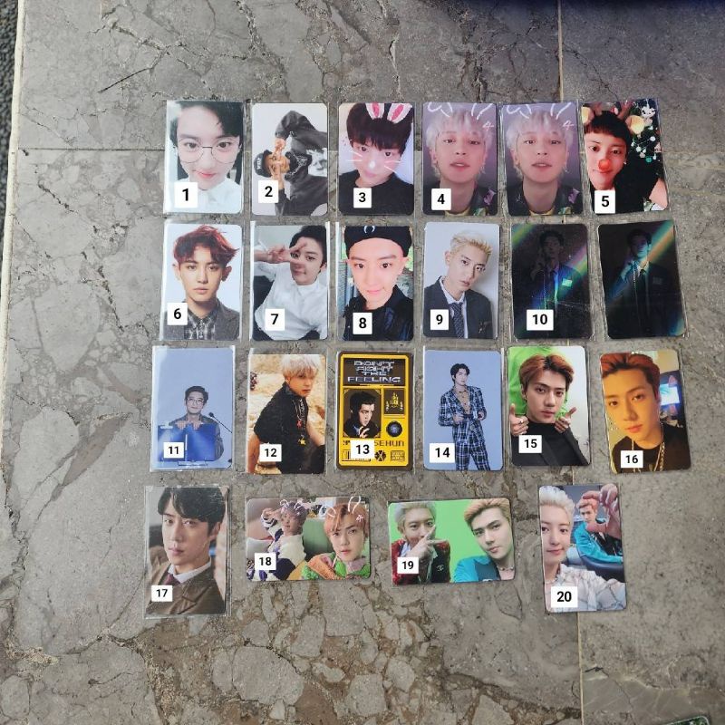 Official PHOTOCARD ALL ABOUT CHANYEOL AAB CHANYEOL SEHUN EXO-SC EXO ...