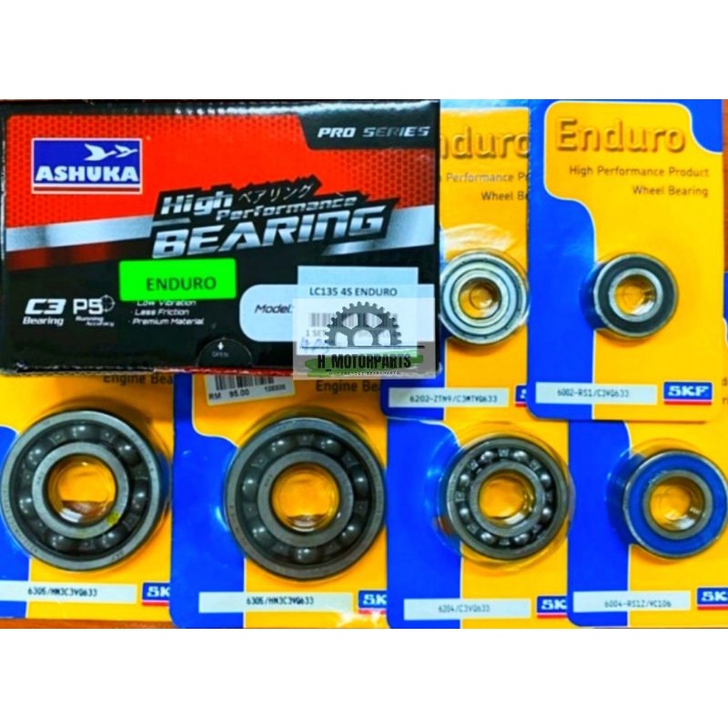 LC135 RS150 Y15ZR EX5 DREAM SRL115 FI W125 RXZ Y125ZR Engine Bearing ...