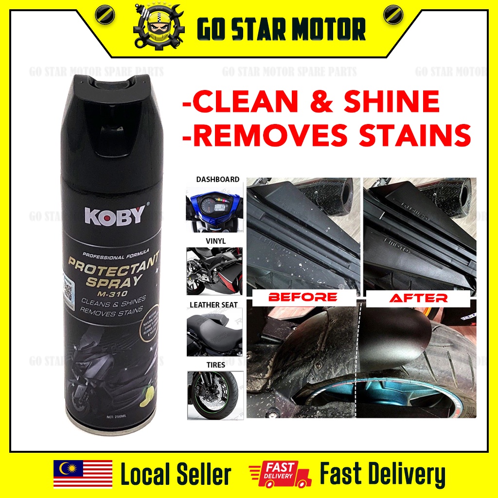 KOBY Protectant Spray M-310 Matte & Gloss Surface Shine Shining Kilat ...
