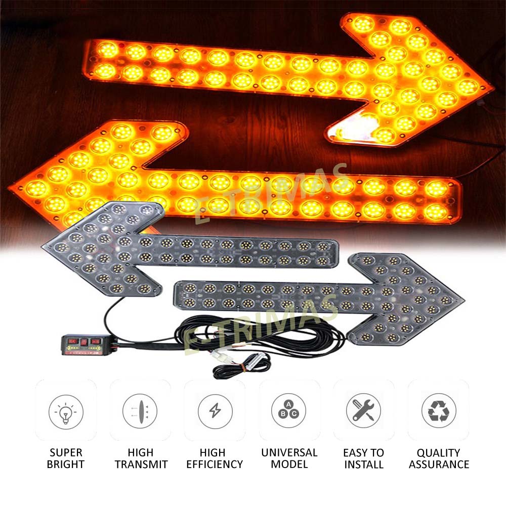 TRIMAS 24V LED Arrow Sign Warning Light Traffic Road Construction ...