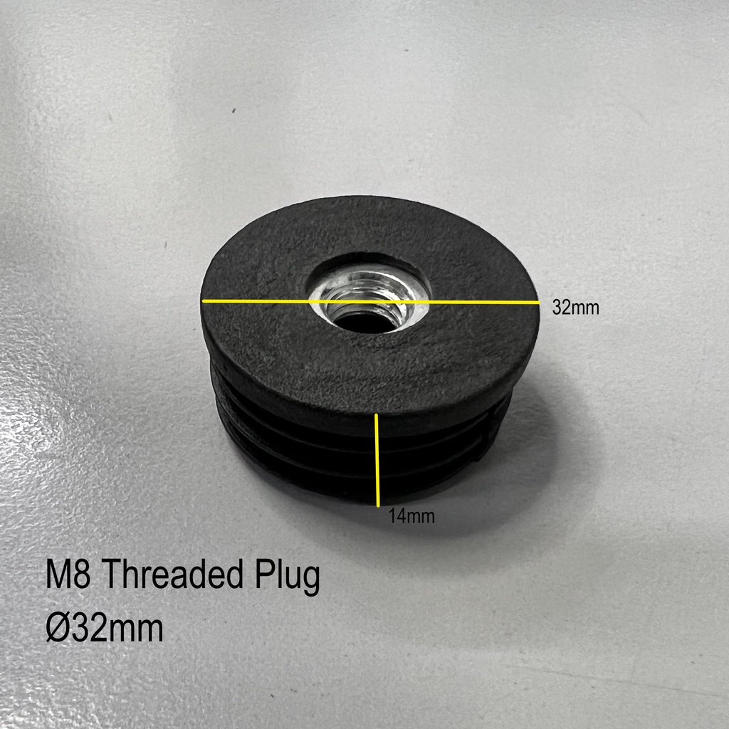 M8 Plastic threaded adjustable stopper / Wheel Roller Furniture Caster ...