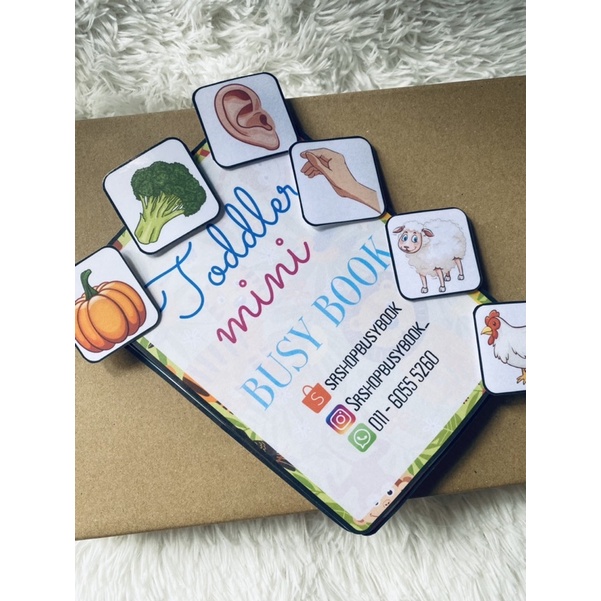 Toddler Mini Busy Book | Shopee Malaysia