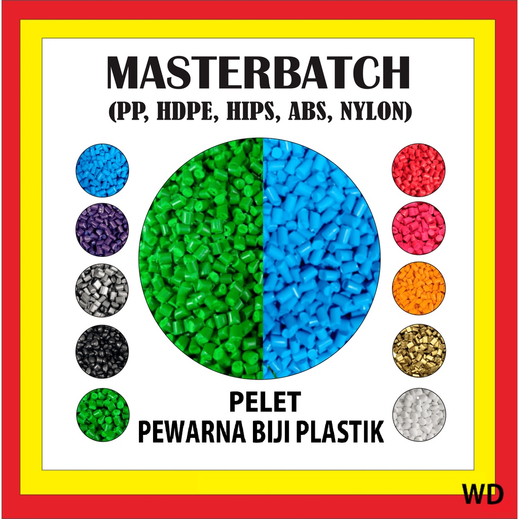 Masterbatch GRANULA PELLETS COLOR PLASTIC SEEDS PLASTIC PP HDPE ABS ...