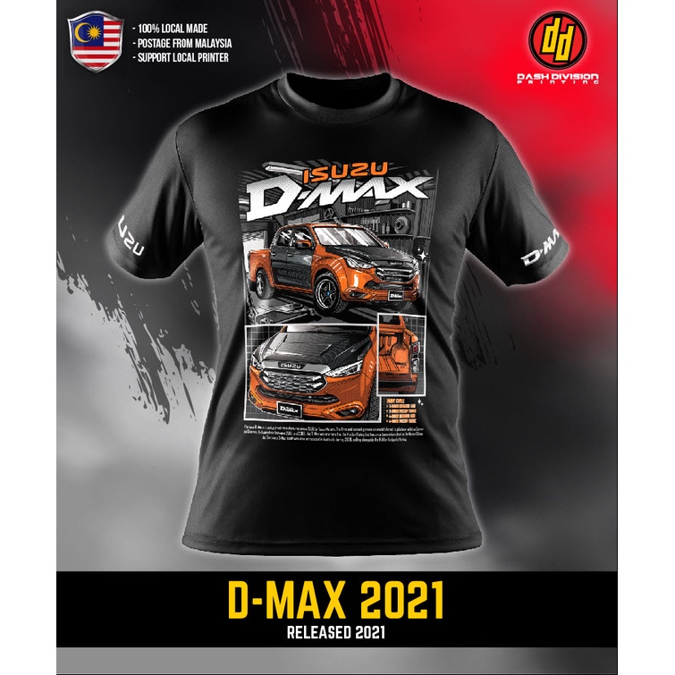 TSHIRT -——ISUZU DMAX 3RD GENERATION 2025 | Shopee Malaysia