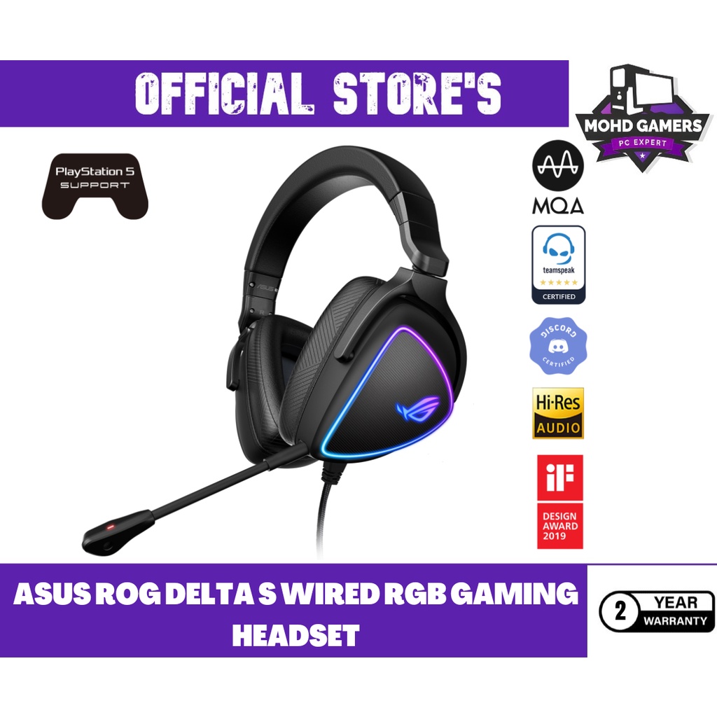 ASUS ROG DELTA S WIRED RGB GAMING HEADSET | Shopee Malaysia