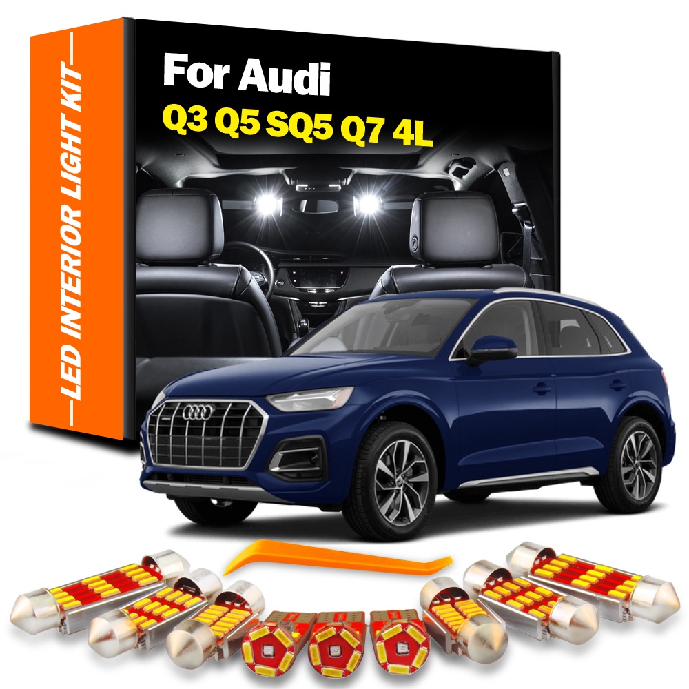 Best Canbus For Audi Q3 Q5 SQ5 Q7 4L Vehicle LED Interior Dome Map Light Kit | Shopee Malaysia