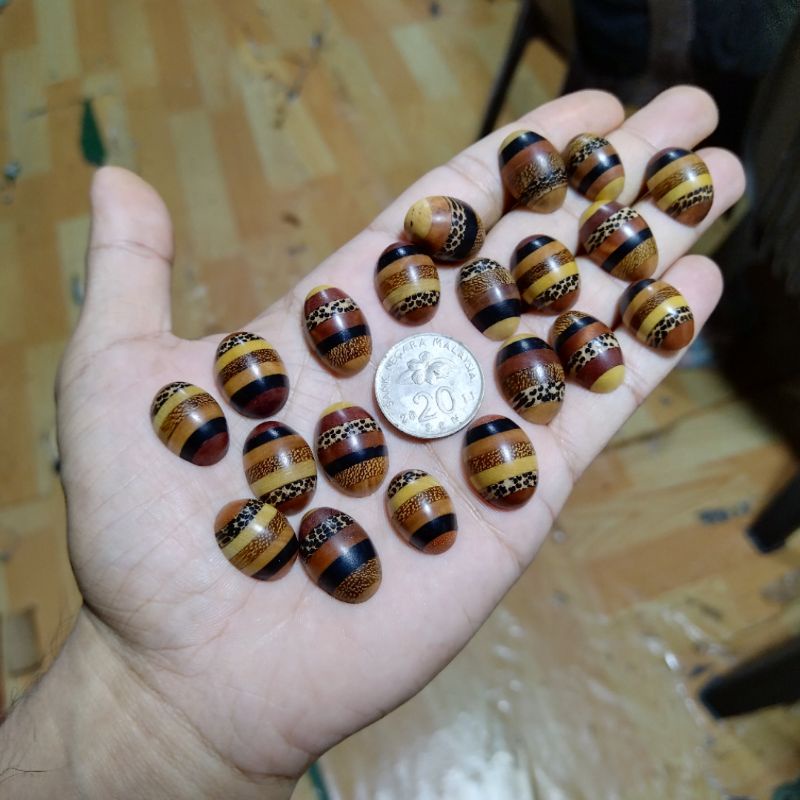 Permata Teras Kayu Campur, Gabungan 5/7 Teras Kayu Asli, Kemuning hitam ...