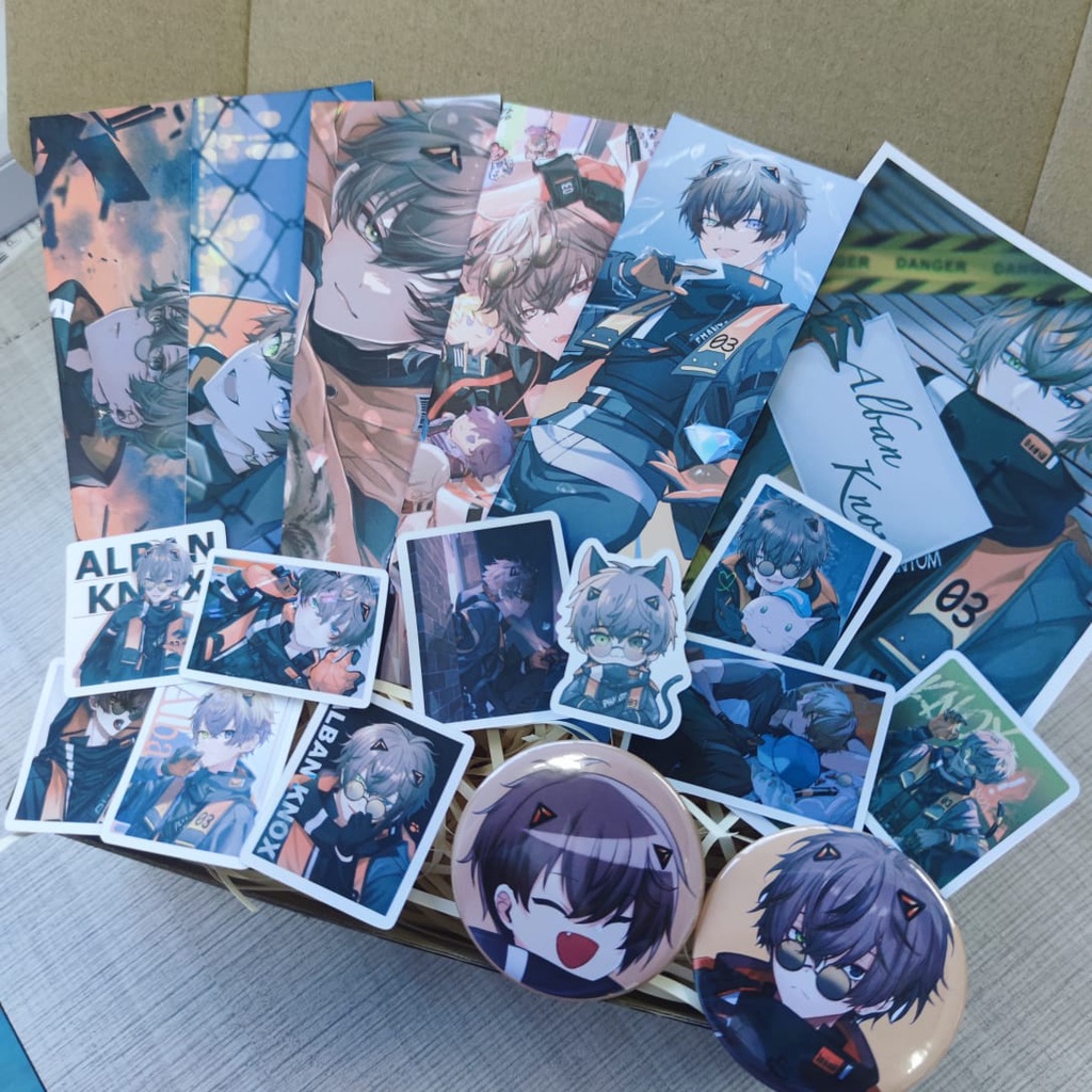 NIJISANJI EN "Noctyx" Alban Knox value gift box 彩虹社アルバーン・ノックス超值礼 ...