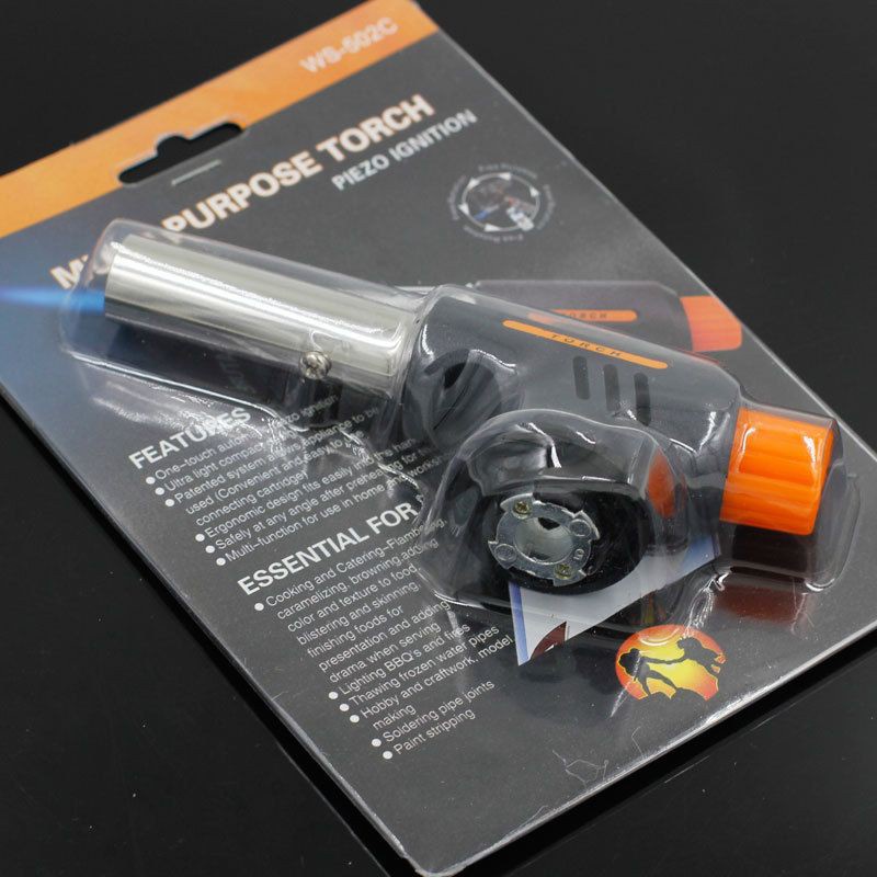 Gas Torch Flame Jet Gun Fire Torch Butane Welding Lighter BBQ Auto ...