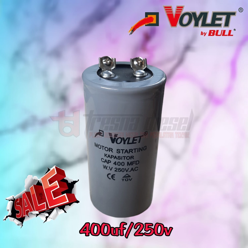 Compressor Capacitor/Dynamo 400UF/250V VOYLET BY BULL | Shopee Malaysia