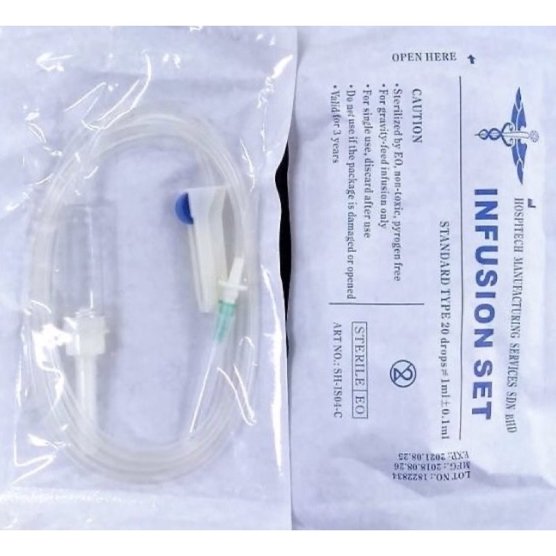 Sterile IV Infusion set Hospitech | Shopee Malaysia