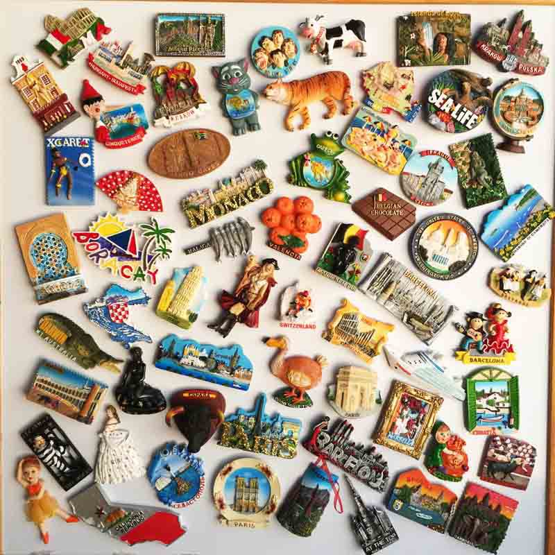 Refrigerator Magnets Spain Italy Switzerland Australia Roman World ...