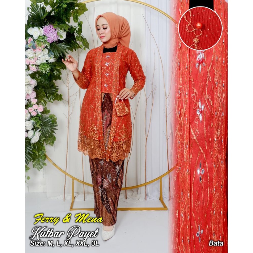Mq Set Of KEBAYA Tunic KUTU BATU Sequin/MODERN KEBAYA/Graduation KEBAYA ...